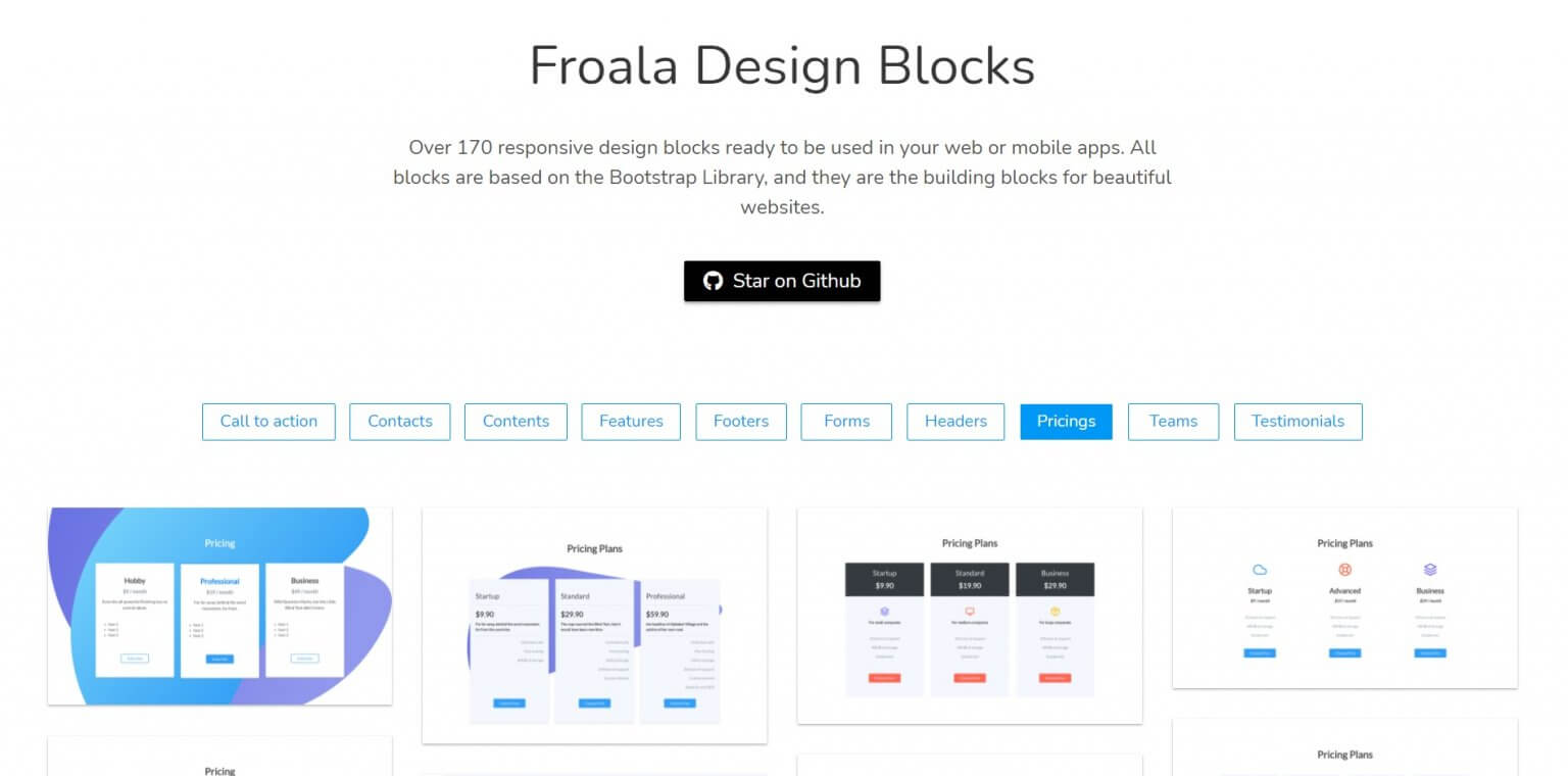 7 Pricing Bootstrap Layouts To Take Your SaaS