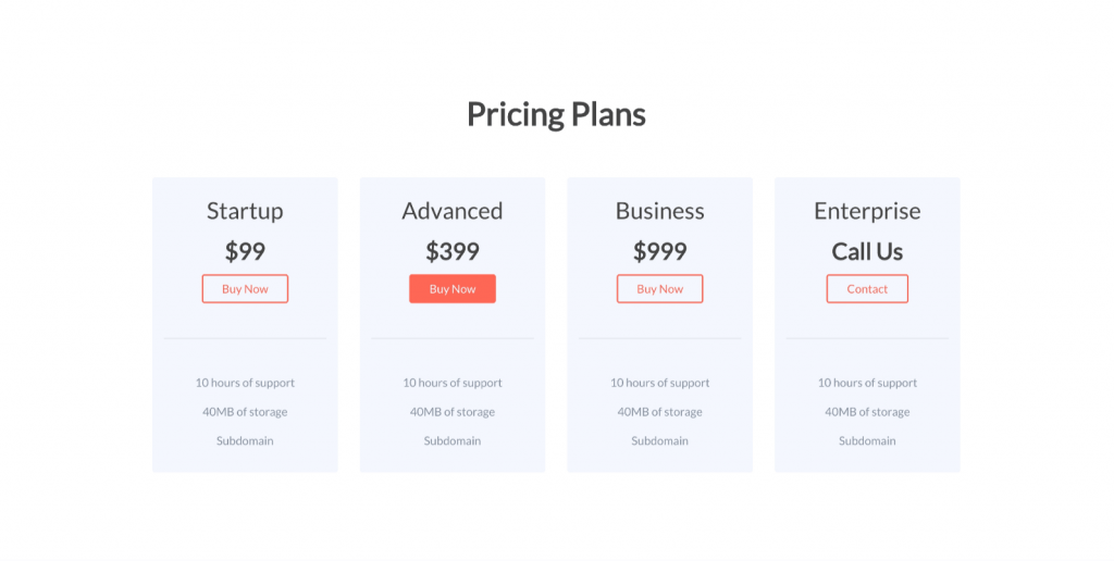 7 Pricing Bootstrap Layouts To Take Your SaaS