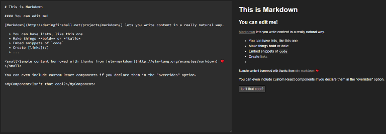Know The Best React Markdown Editor Components for Your App