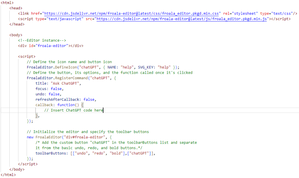 The Power of ChatGPT and Froala
