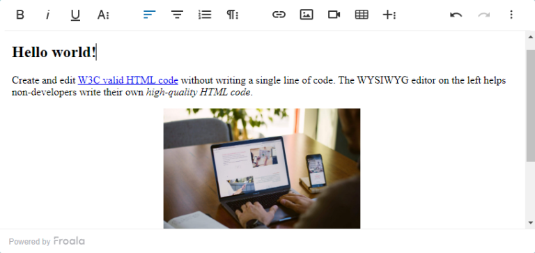 HTML and WYSIWYG Editors: A Comparison of Both