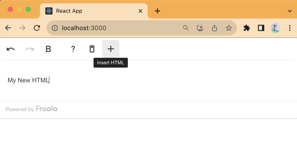 Creating Custom Buttons With React And Froala Editor