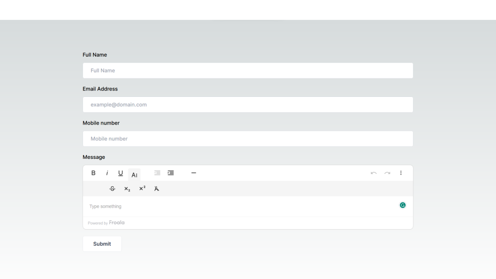 Creating A Rich Text Form In Nextjs Using An Online Javascript Editor