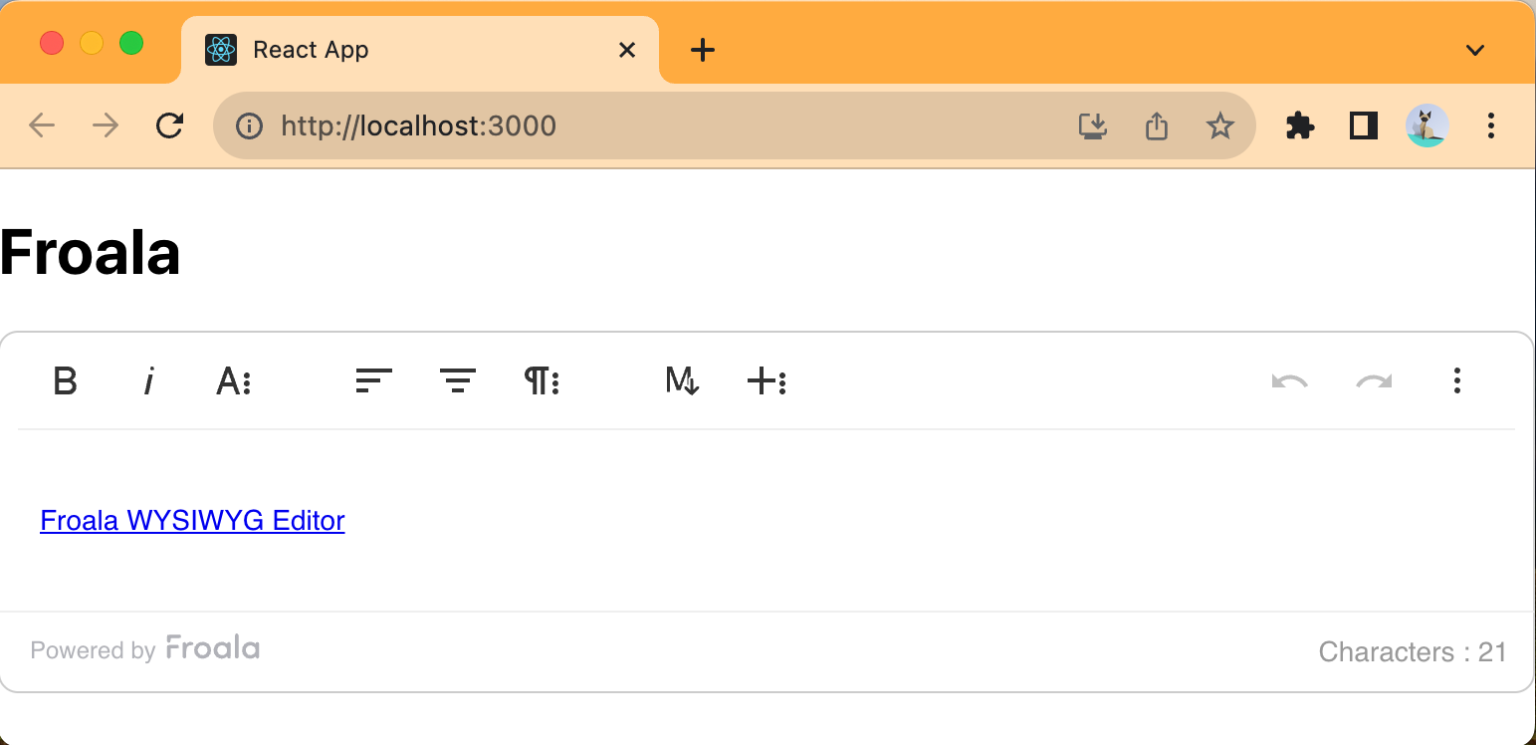 Custom Emoticons in React with Froala
