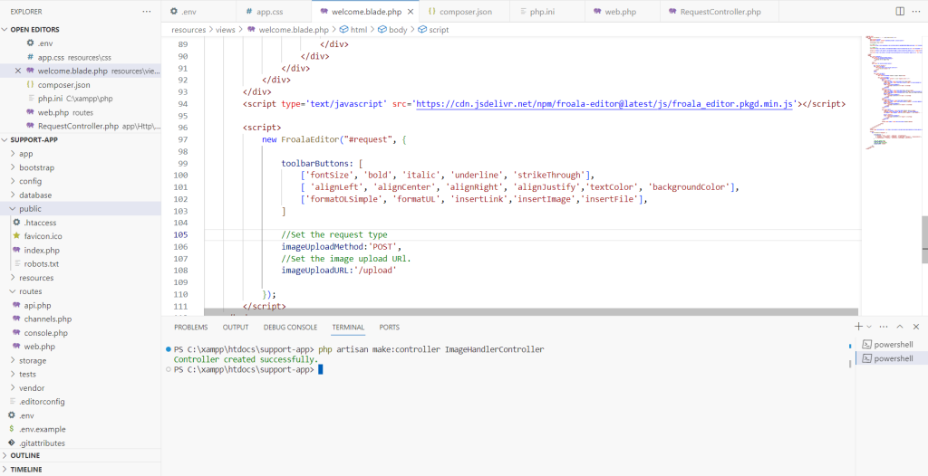 Froala Image Management in Laravel: Easy for HTML Code Writers
