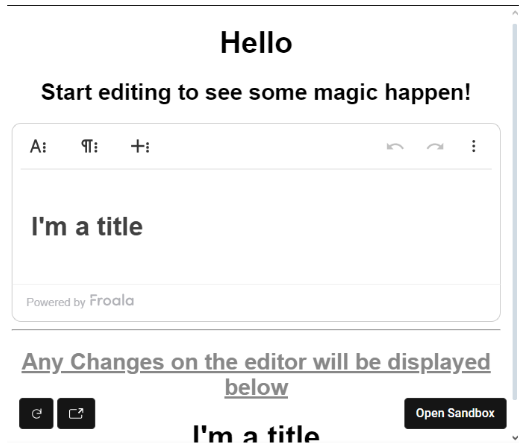 Modern Web Development Trends with React: Froala Rich Text Editor Modern Web Development Trends with React: Froala Rich Text Editor