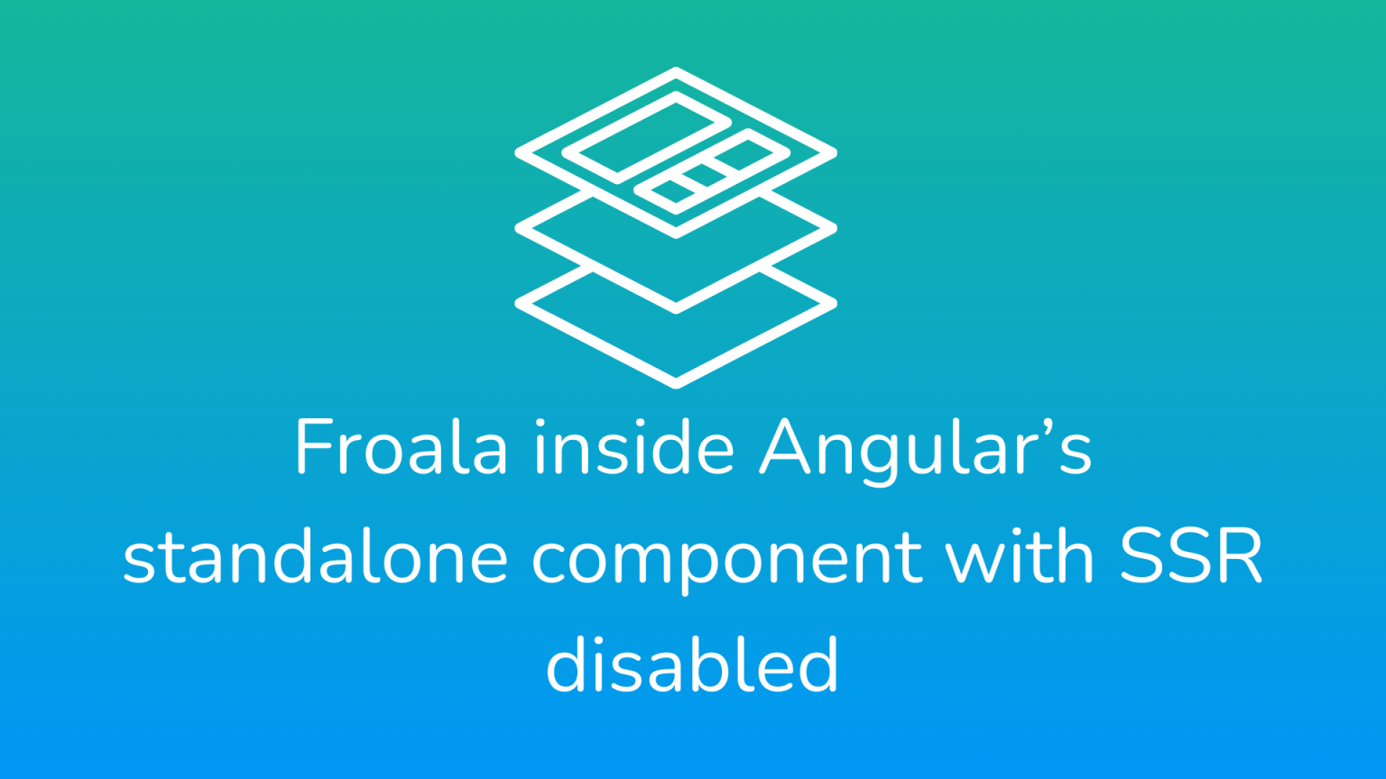 Froala Html Editor In Angular Without Ssr
