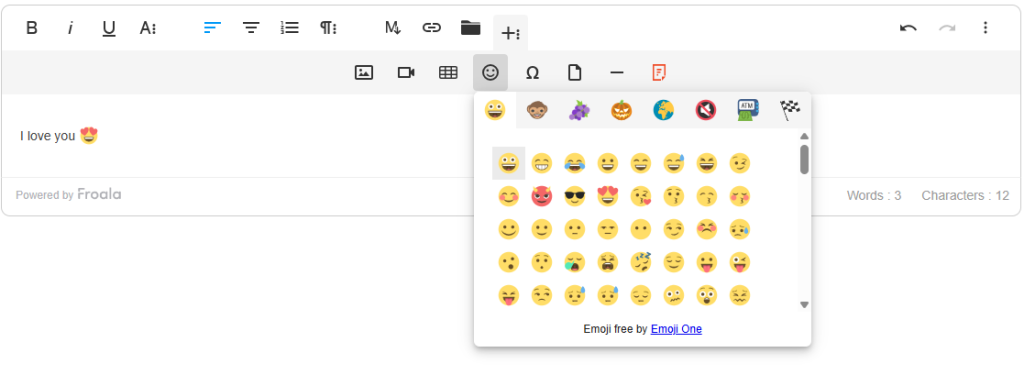 Embedding Emotion: Emoji Integration with Froala Editor